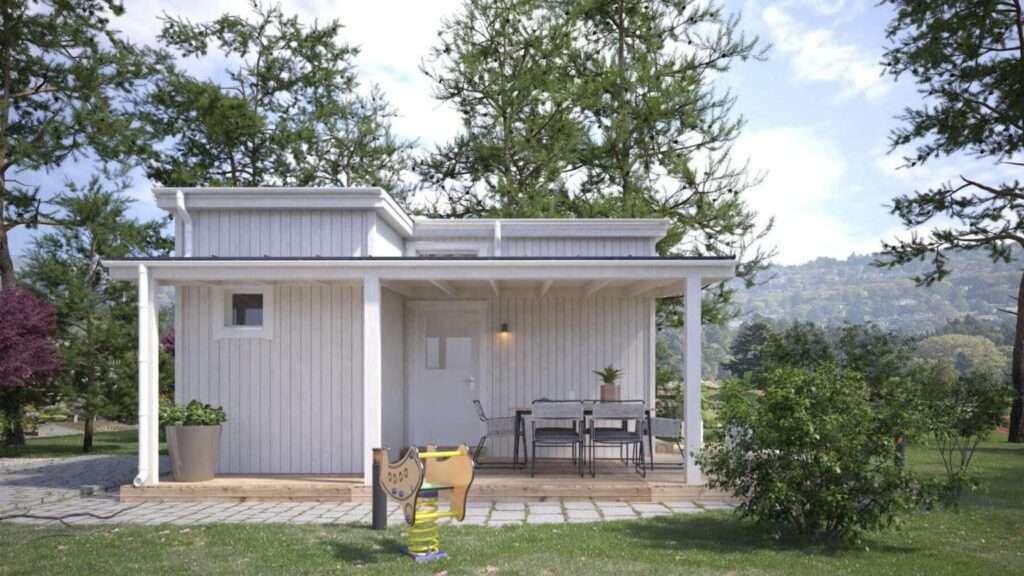 Beautiful Design Tiny House İn White Color - Life Tiny House