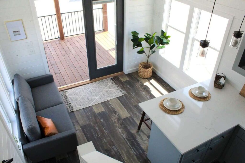 Wonderful Design Tiny House in White Color - Life Tiny House