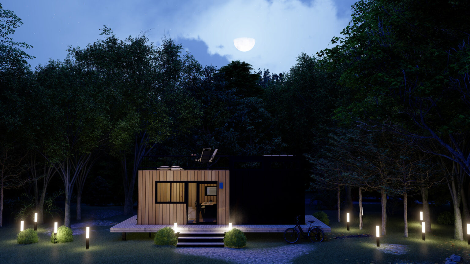 30 Sqm Tiny House With Terrace - Life Tiny House