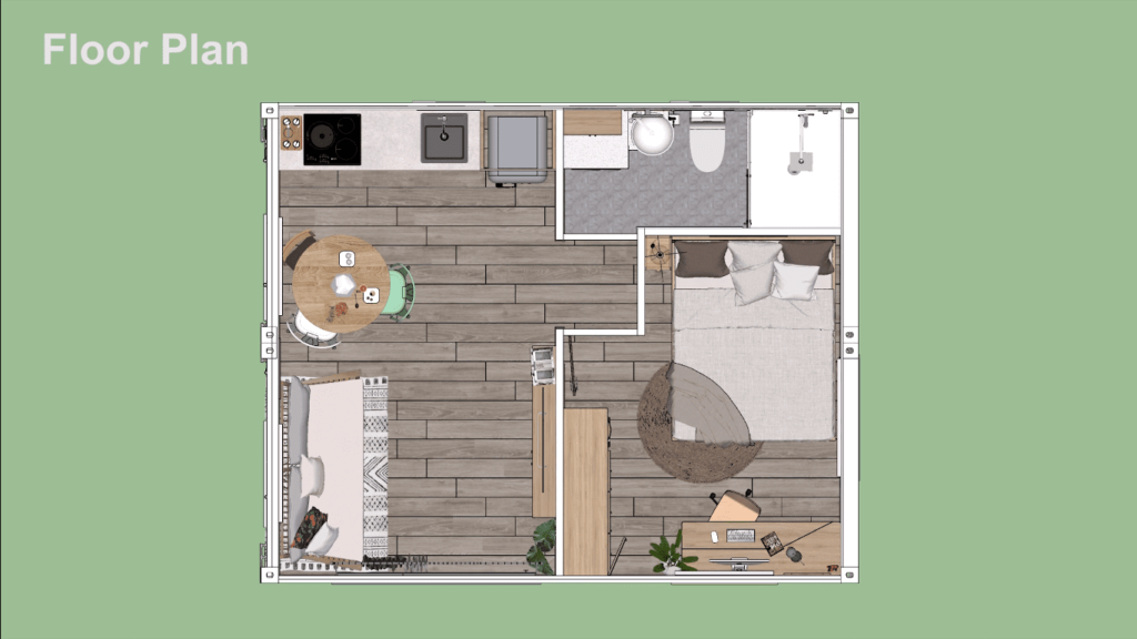 32 Square Meters Tiny House Design - Life Tiny House