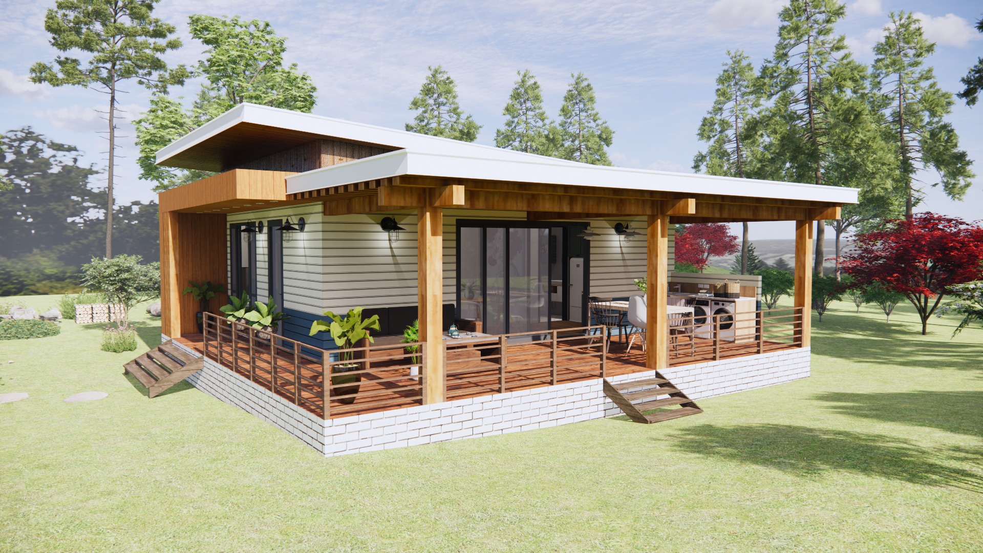Luxury Modern 40 Sqm Tiny House - Life Tiny House