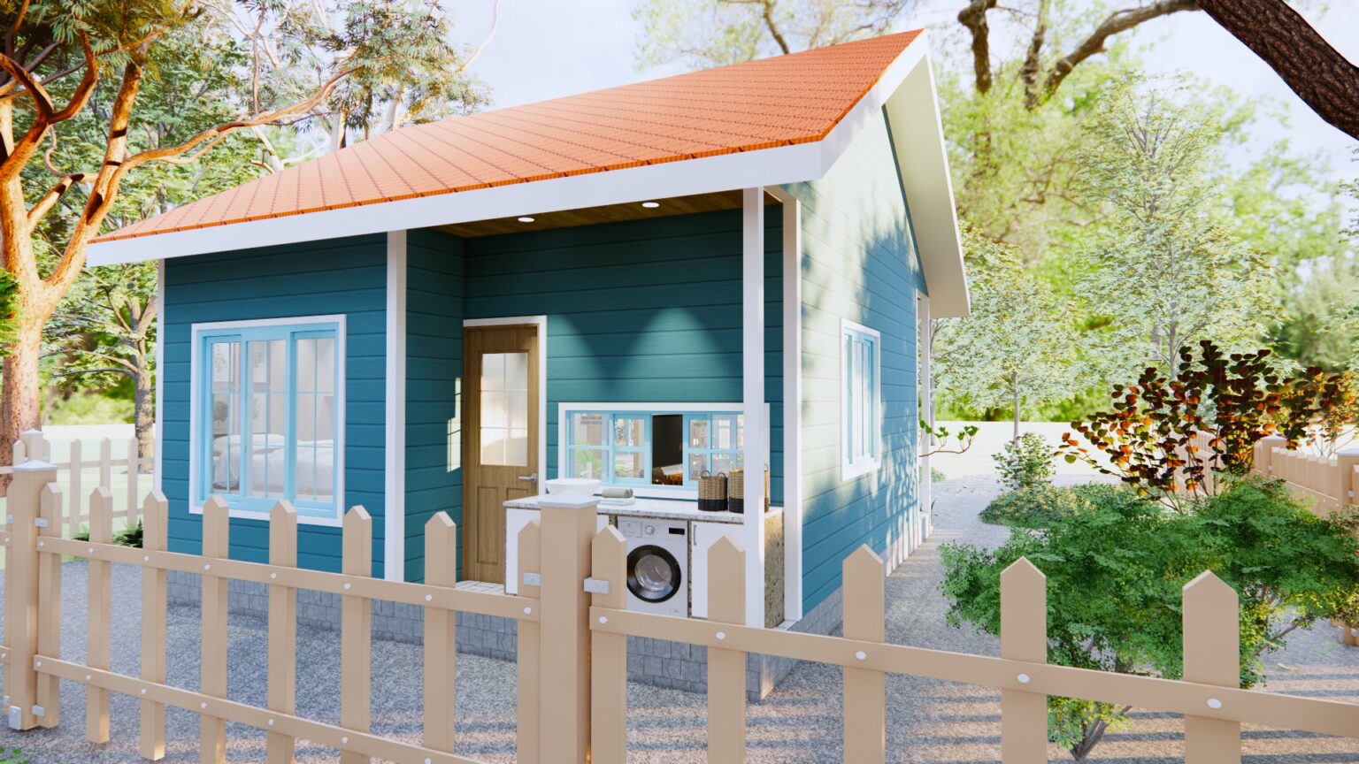 Peaceful 45 Square Meters Farmhouse - Life Tiny House