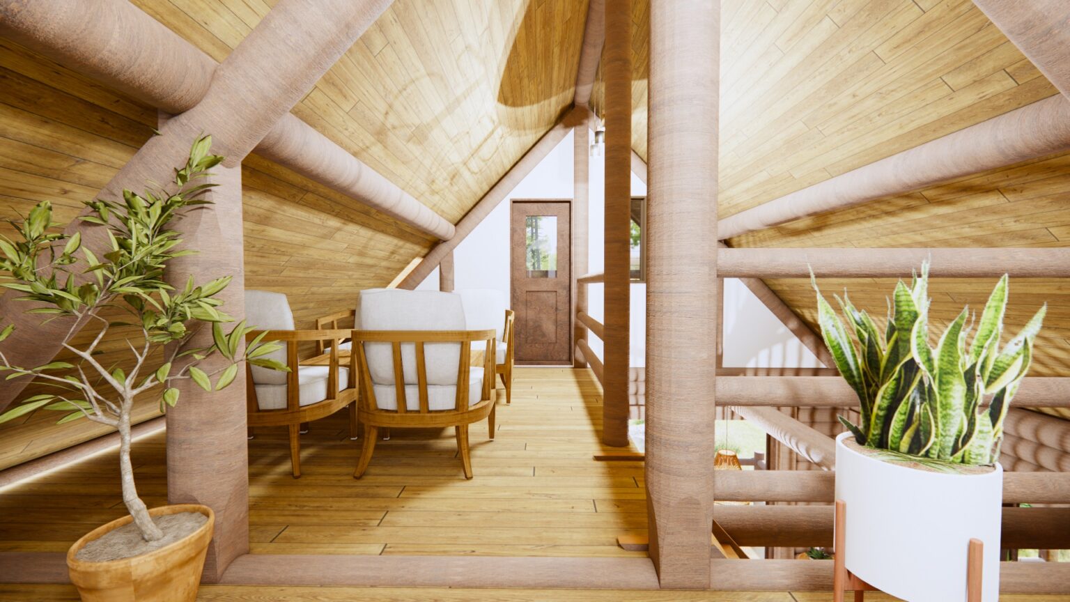Rustic Two-Storey Tiny House Design - Life Tiny House