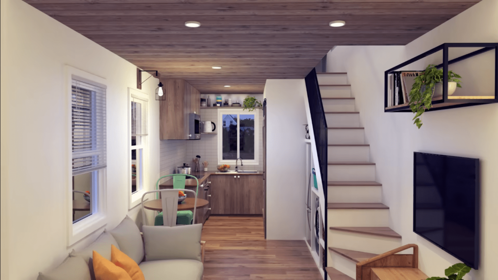 Two-Storey 55 Sqm House - Life Tiny House