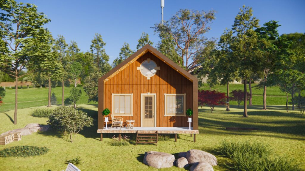 Wooden 33 Sqm Small House - Life Tiny House