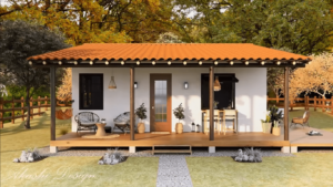 45 Square Meters Tiny House Floor Plan - Life Tiny House