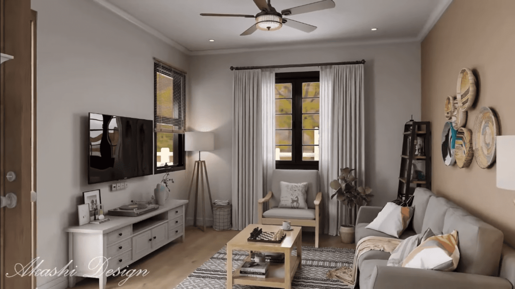 45 Square Meters Tiny House Floor Plan - Life Tiny House