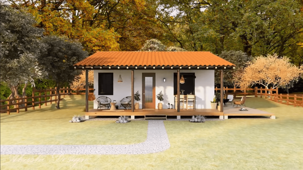 45 Square Meters Tiny House Floor Plan - Life Tiny House