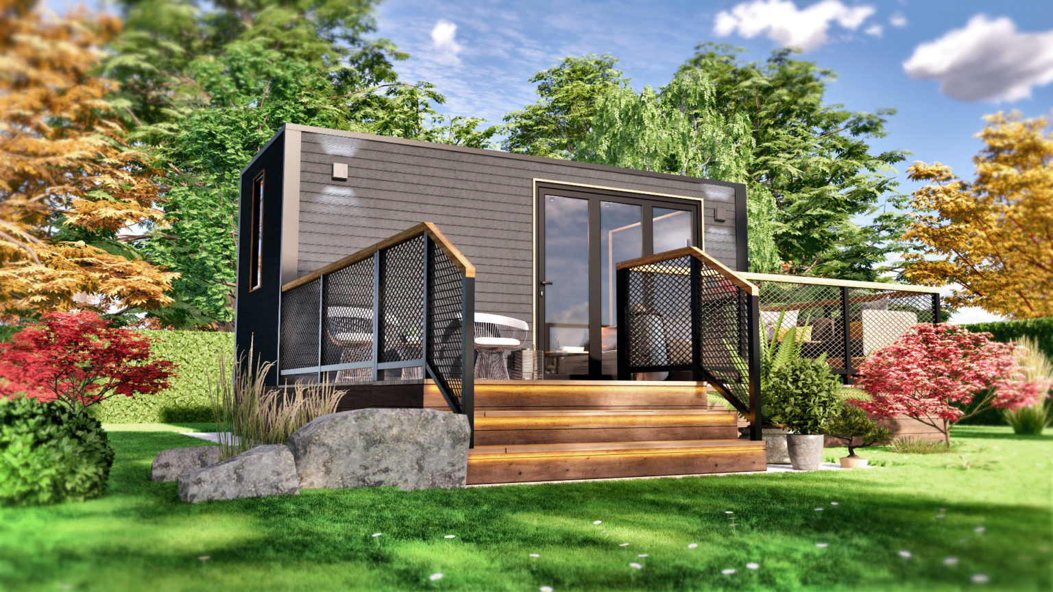 15m2 Wonderful Tiny House Design - Life Tiny House