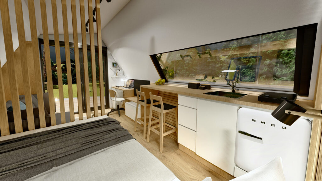 25m2 Tiny Cabin Design - Life Tiny House