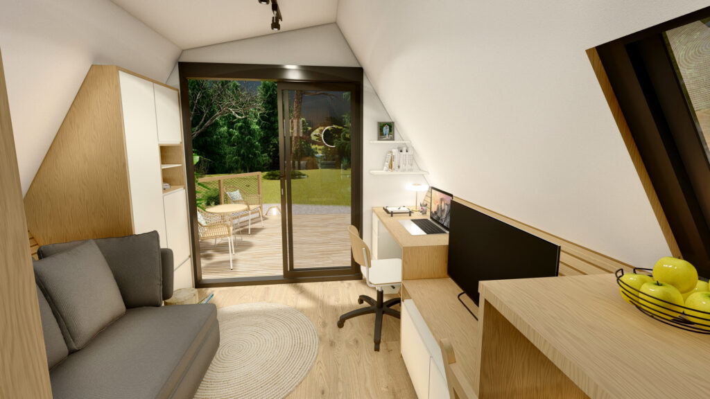 25m2 Tiny Cabin Design - Life Tiny House