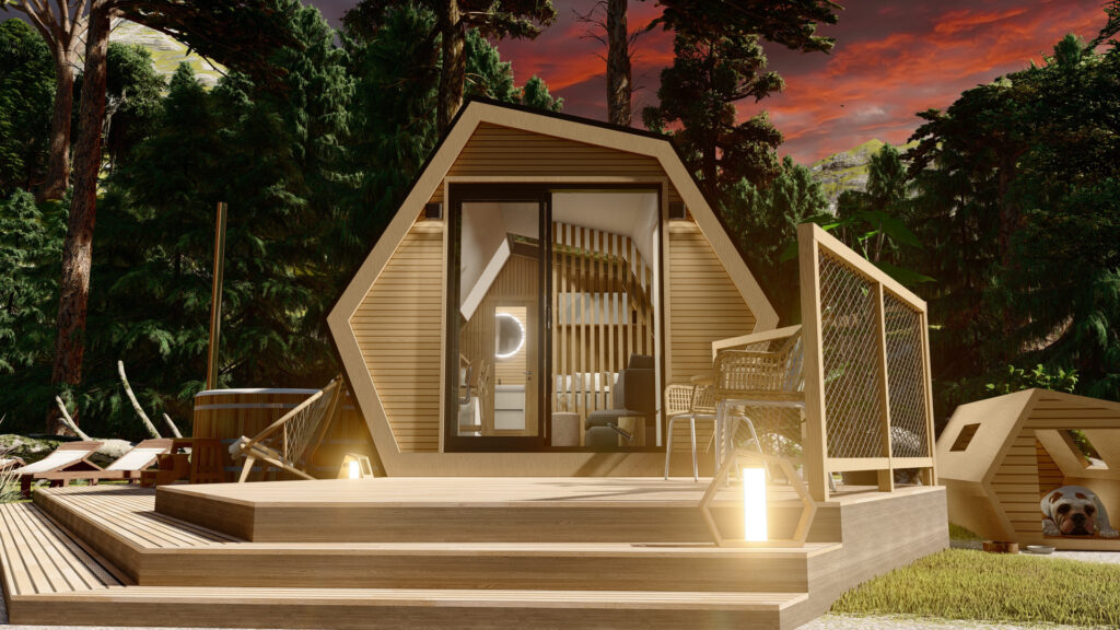 25m2 Tiny Cabin Design - Life Tiny House