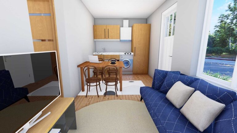 5x5 Meter Tiny House Design Plan - Life Tiny House