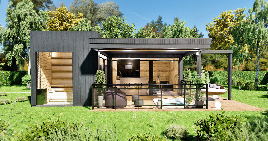 Detached 72 M2 Tiny House Plan - Life Tiny House