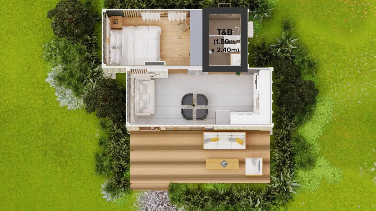 Stylish 35 Sqm Container House Design - Life Tiny House
