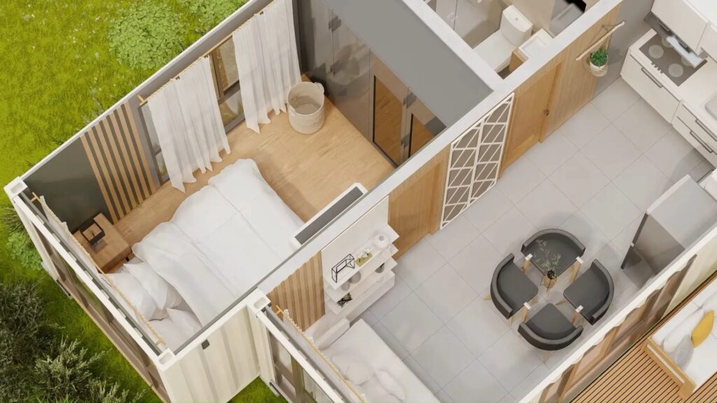 Stylish 35 Sqm Container House Design - Life Tiny House