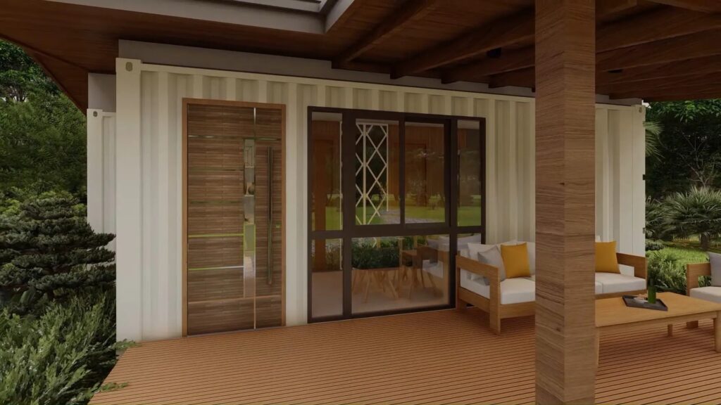 Stylish 35 Sqm Container House Design - Life Tiny House