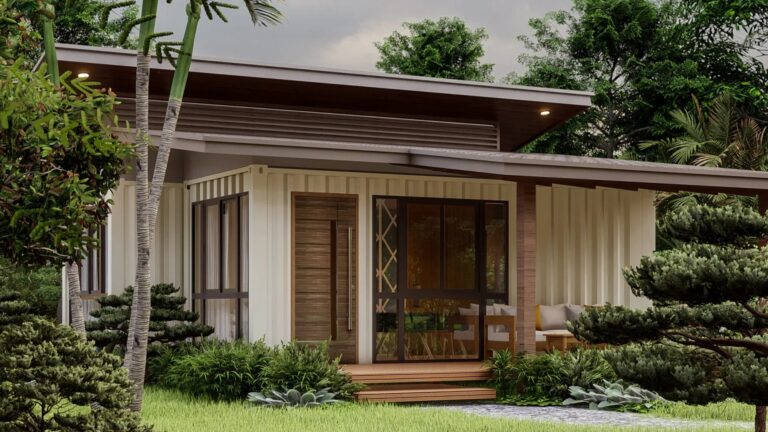 Stylish 35 Sqm Container House Design - Life Tiny House