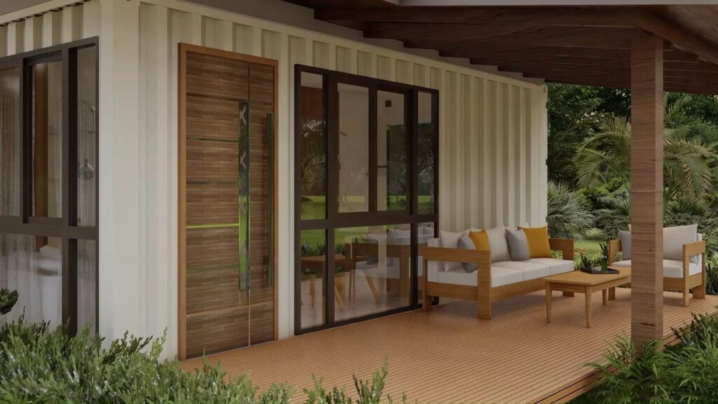Stylish 35 Sqm Container House Design - Life Tiny House