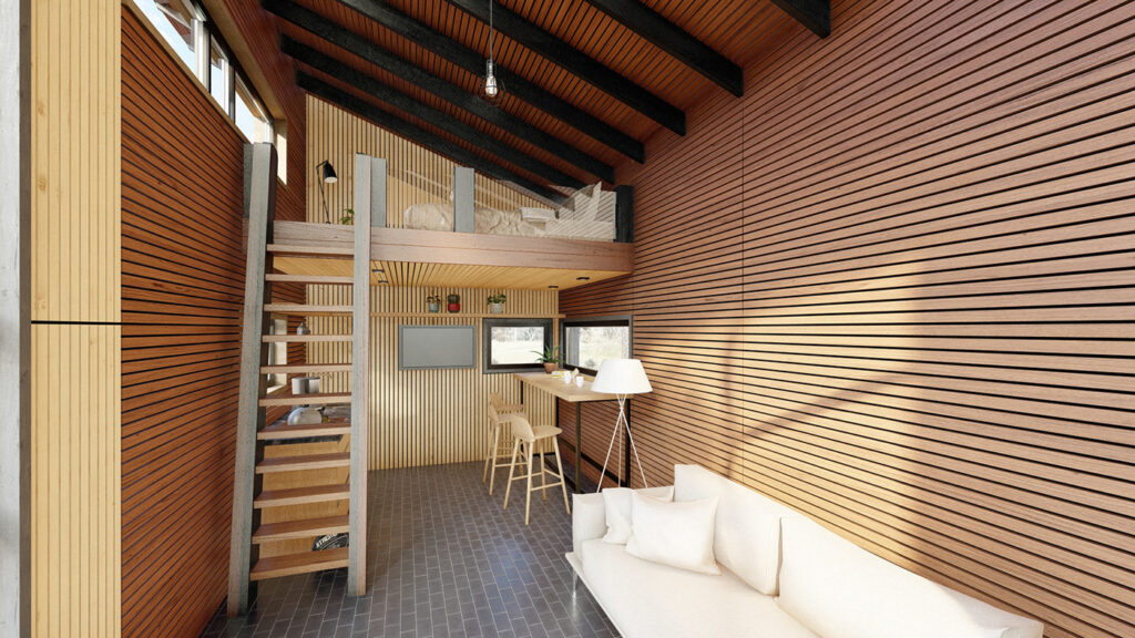 40 Square Meters Unique Tiny House - Life Tiny House