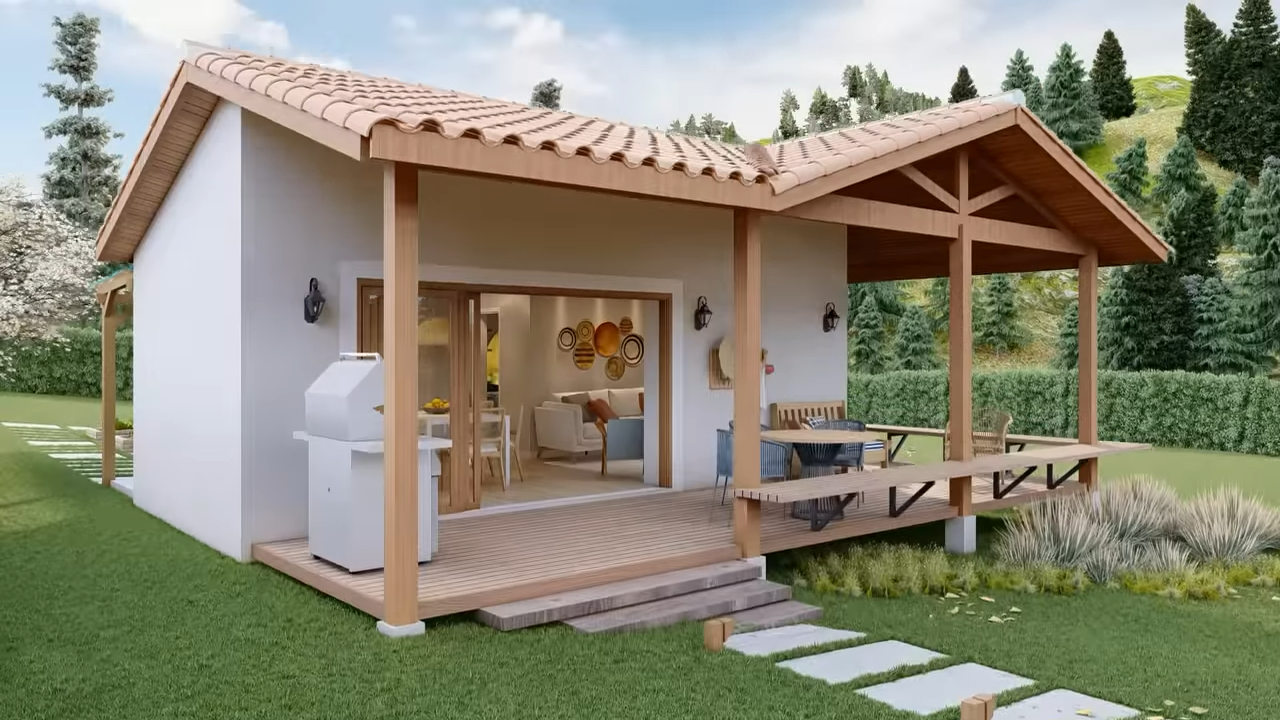 Practical Tiny House Intertwined With Nature - Life Tiny House
