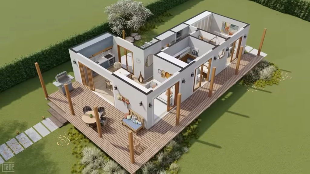Practical Tiny House Intertwined With Nature - Life Tiny House