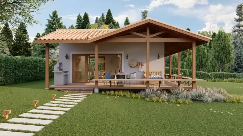 Practical Tiny House Intertwined With Nature - Life Tiny House
