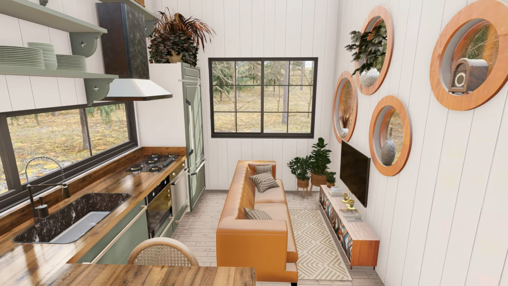 Cute and Peaceful 27 Sqm Tiny Cabin - Life Tiny House