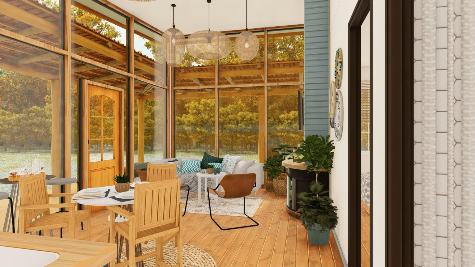 Wonderful and Peaceful Cabin House Design - Life Tiny House