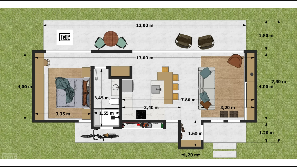 Practical 55 Sqm Tiny House Design - Life Tiny House