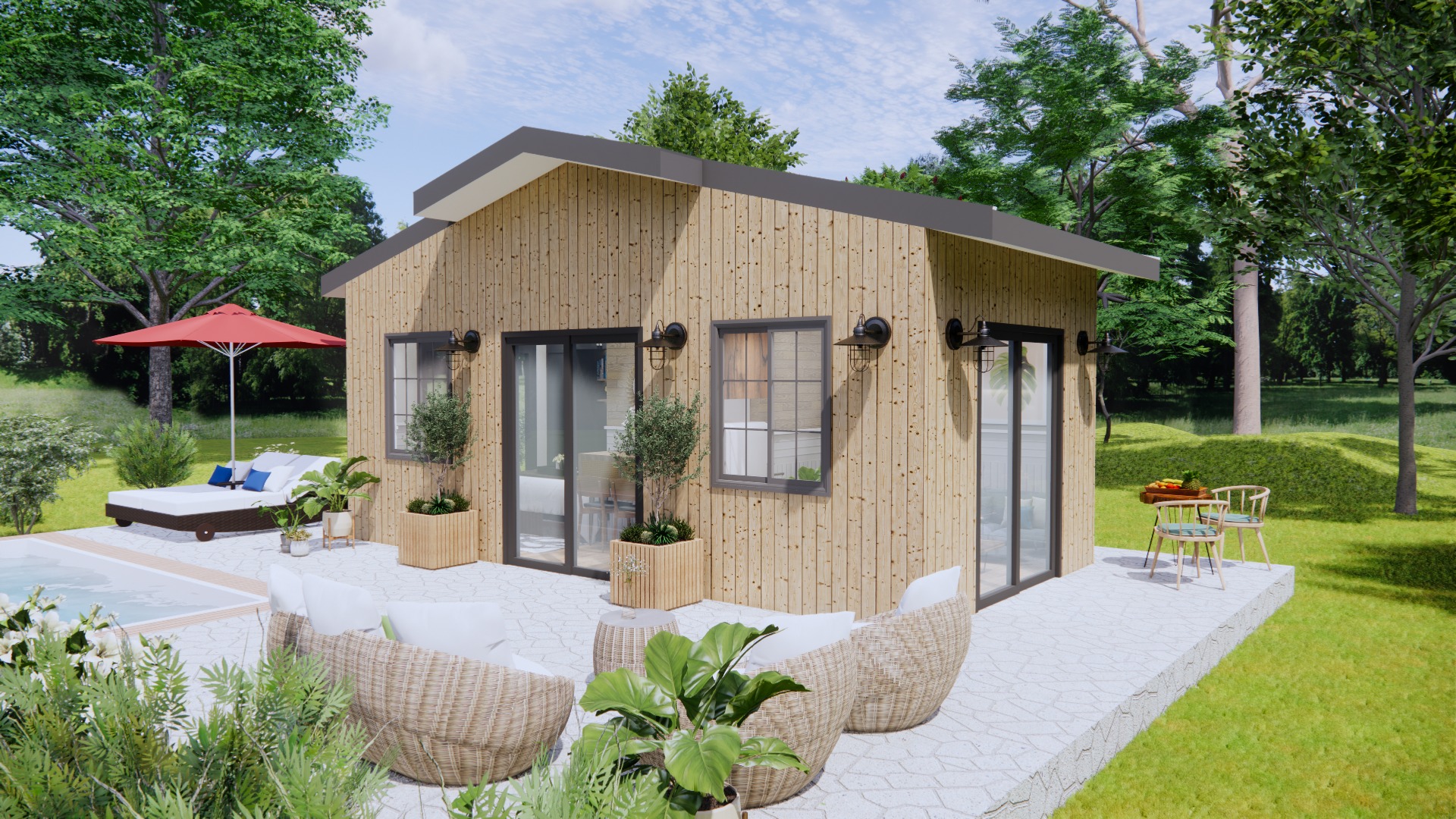 Special Cute 22 Square Meter Tiny House Design - Life Tiny House