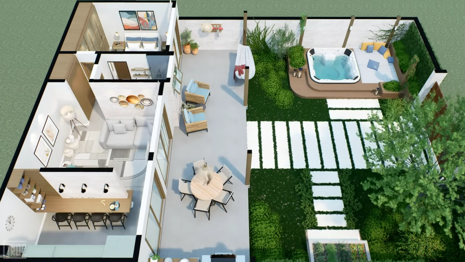 Very Beautiful 80 m2 Tiny House Design - Life Tiny House