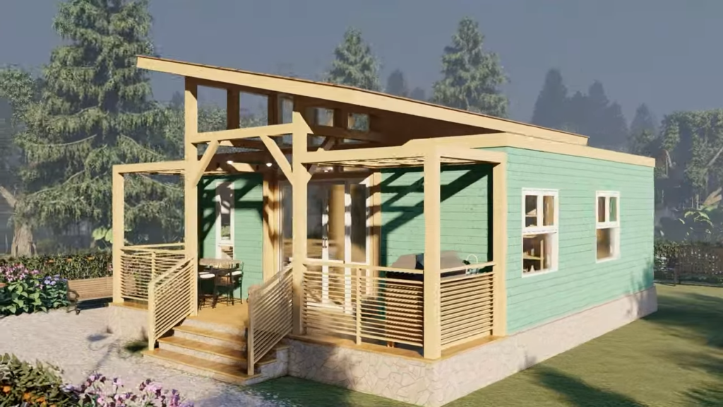 58 Square Meters Compact Tiny House Design - Life Tiny House