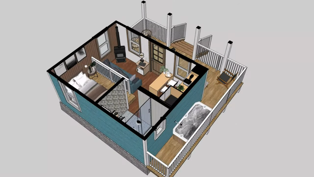 Both Practical and Aesthetic Tiny House Design - Life Tiny House