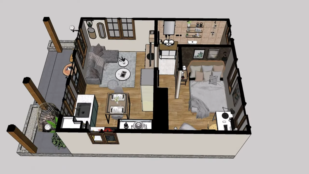 So Cute 30 Sqm Tiny House Design - Life Tiny House