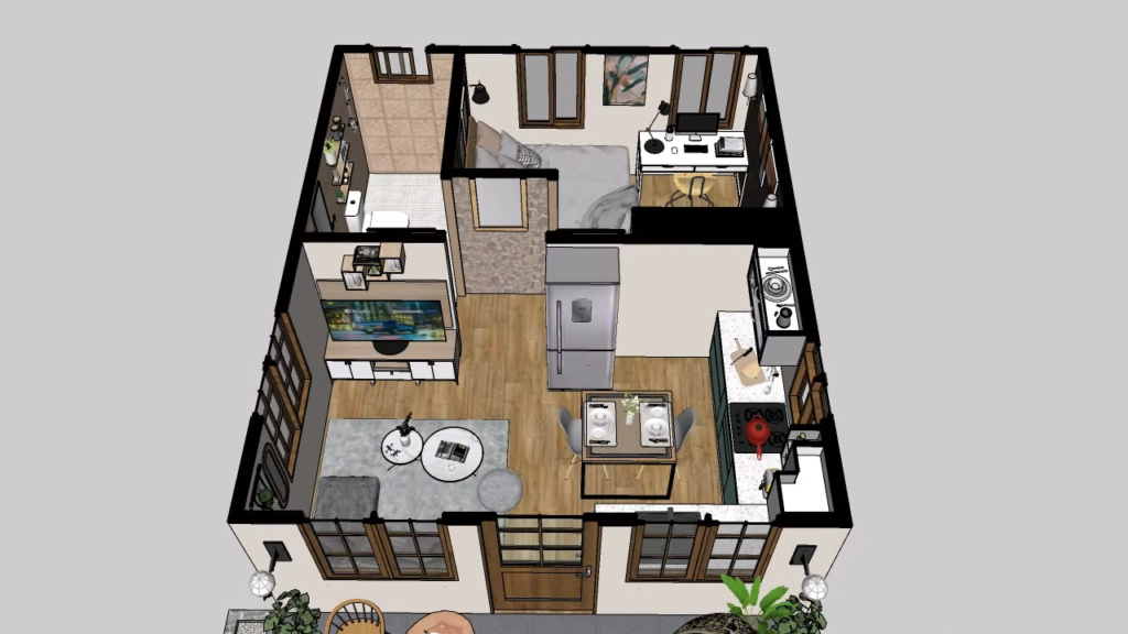 So Cute 30 Sqm Tiny House Design - Life Tiny House