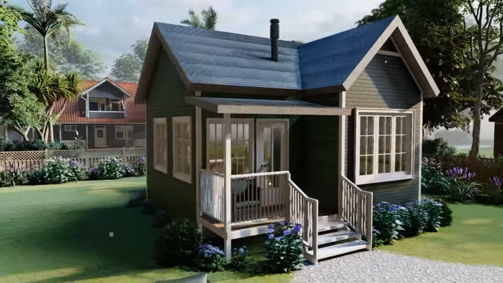 Tiny House Design With Large Garden - Life Tiny House
