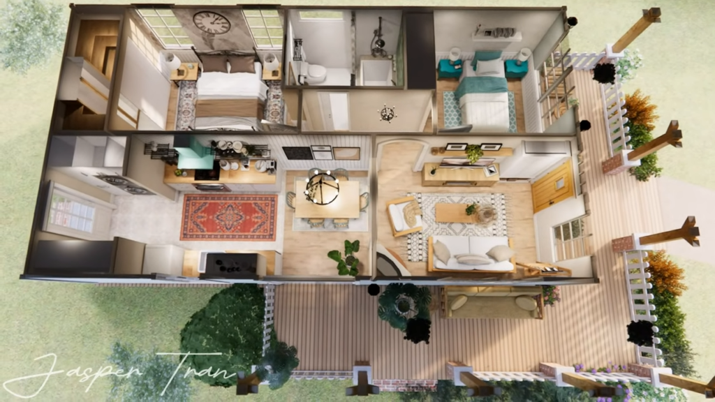 60 Square Meters Tiny House Designed for Comfortable Living - Life Tiny ...