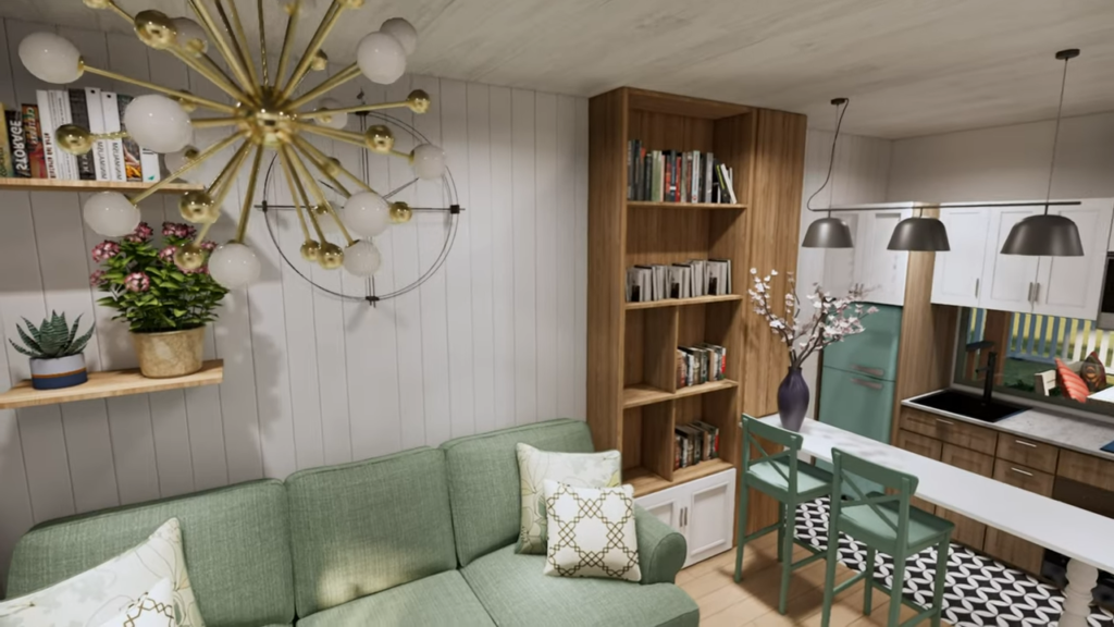 Cozy 42 Square Meter Tiny House Idea - Life Tiny House