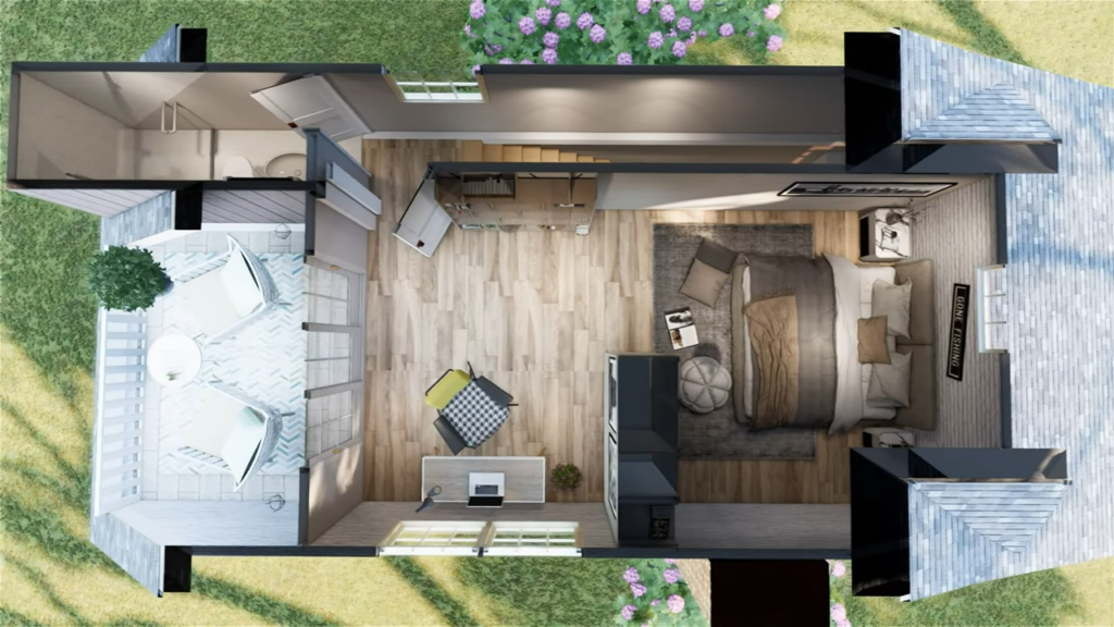 Cute Tiny House for a Small Family - Life Tiny House