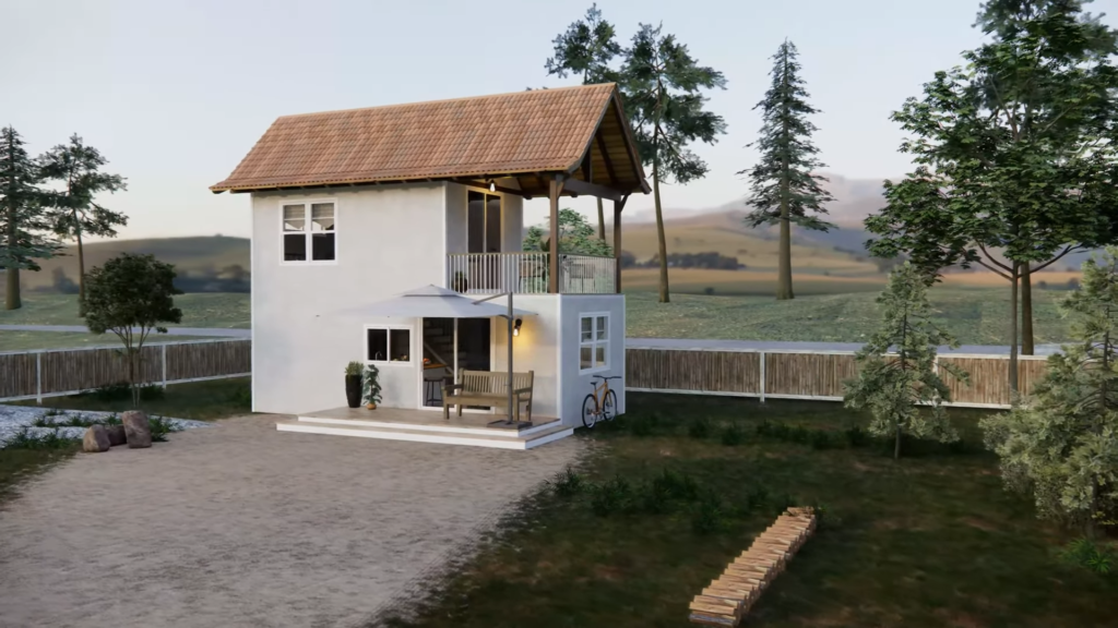 Great Two Storey Tiny House Idea - Life Tiny House