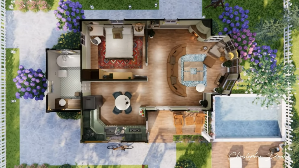 Practical and Comfortable Tiny House Plan - Life Tiny House