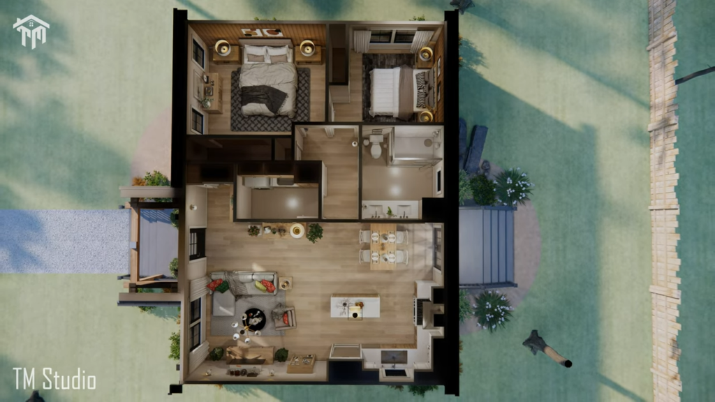 88 Sqm Magnificent Comfortable Cottage - Life Tiny House