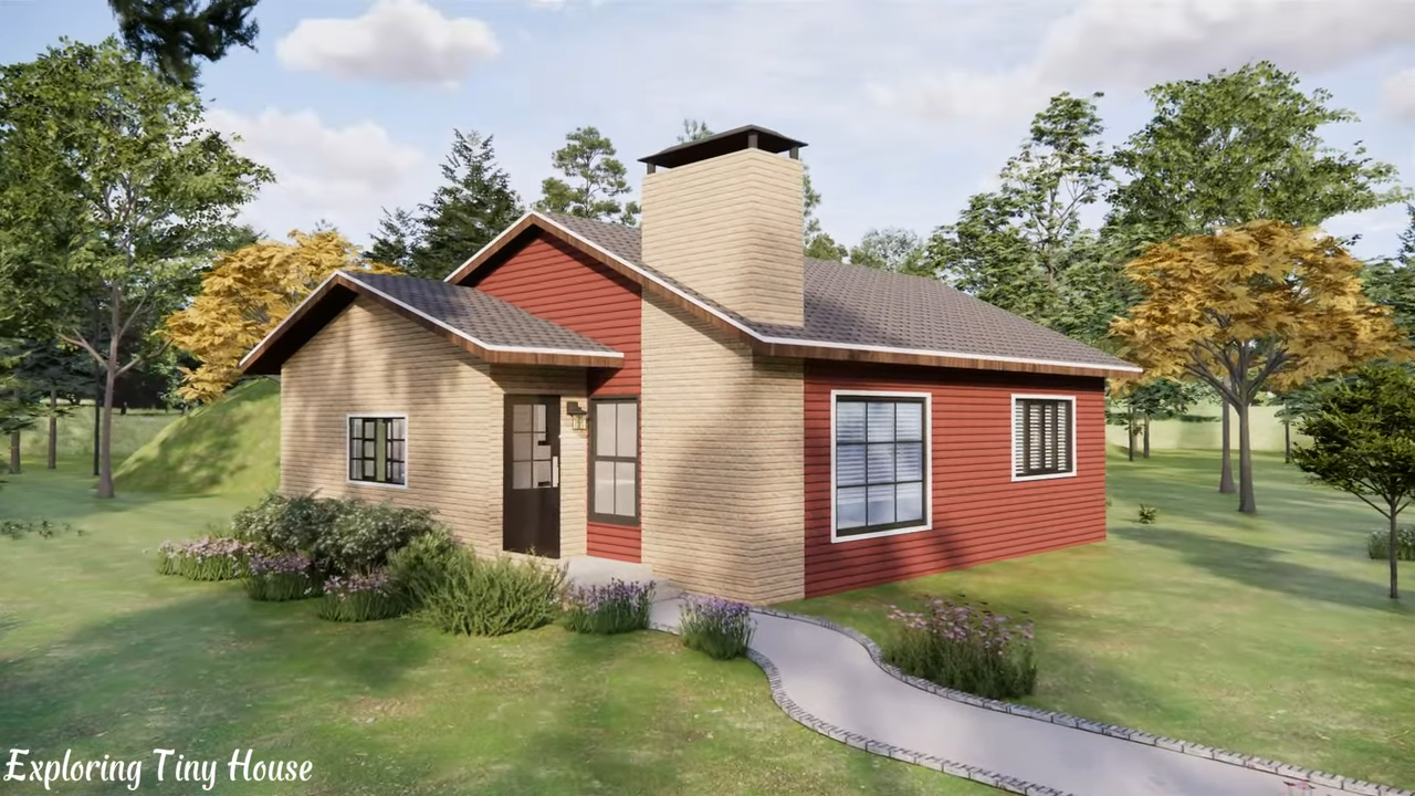 90 m2 Simple and Cozy Cottage - Life Tiny House