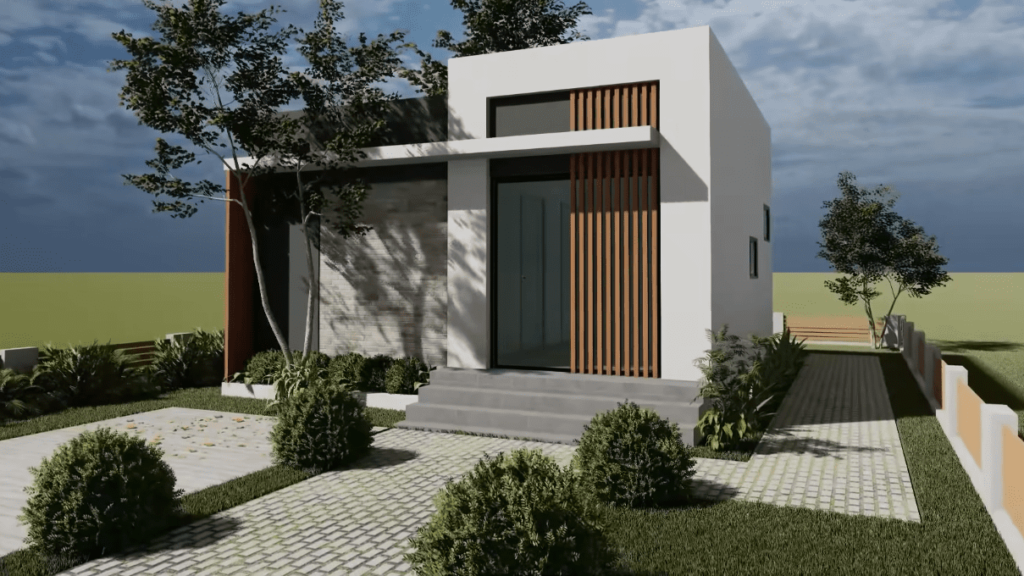 Stylish and Modern Tiny House Design 6x6 M - Life Tiny House