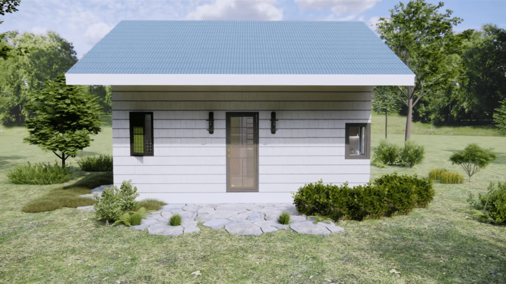 35 Sqm Tiny House Plan With Mezzanine Floor - Life Tiny House