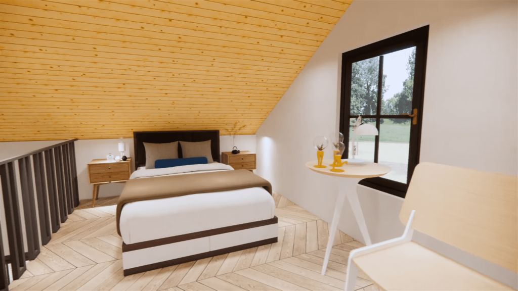 35 Sqm Tiny House Plan With Mezzanine Floor - Life Tiny House