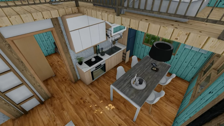 Functional Tiny House Design Plan 6x6 M - Life Tiny House