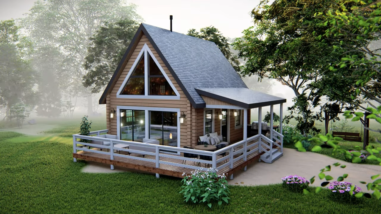 Gorgeous Wooden Tiny House Design 5x7 m - Life Tiny House