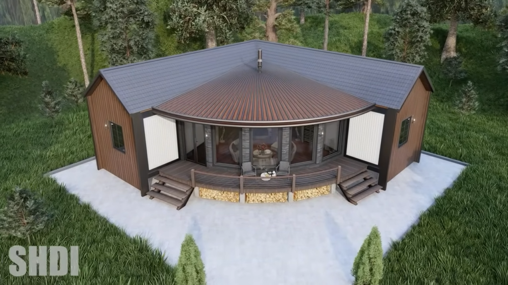 V Shaped Tiny House Floor Plan - Life Tiny House